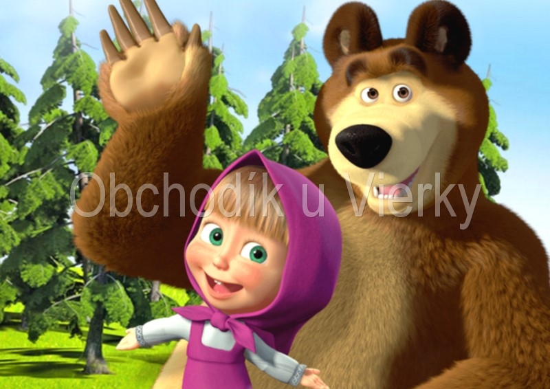 Máša a medveď - Obchodík u Vierky